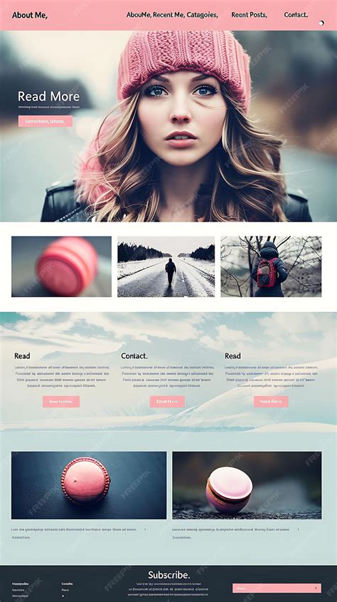 single page layout web with smooth scroll effect minimalisti figma
