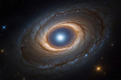 Premium Photo A View From Space To A Spiral Galaxy And Stars Universe