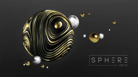 Gold Sphere Vector Images Over 18000