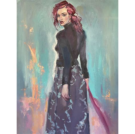 Купить картину Девушка в голубой комнате в Москве от художника Богданова Мария