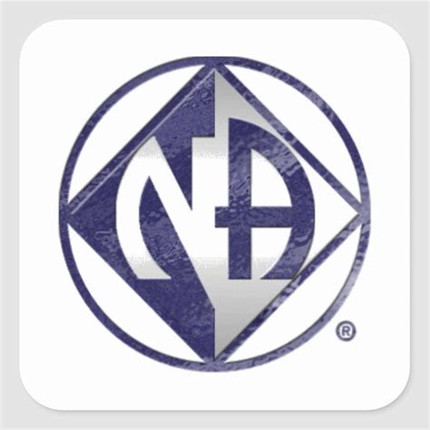 Narcotics Anonymous Na Symbol Square Sticker