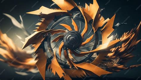 Premium Ai Image Naruto Uzumaki Creates Wind Release Rasenshuriken