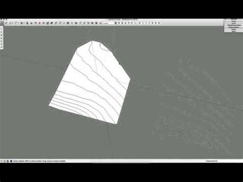 SketchUp Skill Builder Generating Landscape In SketchUp