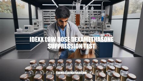 Idexx Low Dose Dexamethasone Suppression Test A Diagnostic Tool For Veterinary Medicine