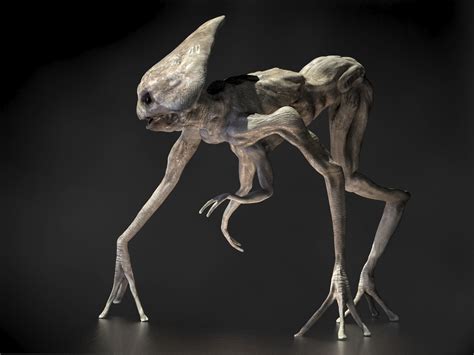 3d Model Alien From War Of The Worlds Vr Ar Low Poly Rigged Cgtrader