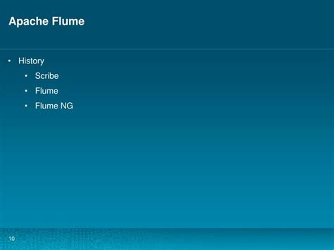 ppt apache hadoop ingestion patterns and apache flume powerpoint