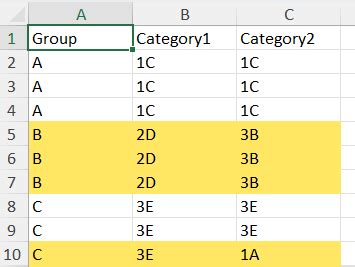 Apply Different Color Scheme To Groups In Excel Output Based On Conditional Formatting In R