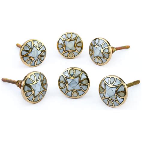 Chi Charter House Innovations Set Of 6 Knobs For Cabinet And Drawers