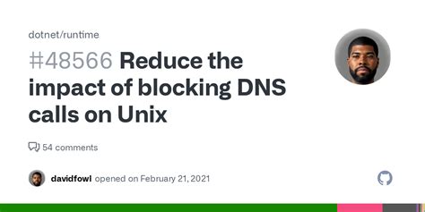Reduce The Impact Of Blocking Dns Calls On Unix · Issue 48566 · Dotnet