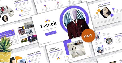 Zetech Technology Powerpoint Templates By Yumnacreative On Envato Elements