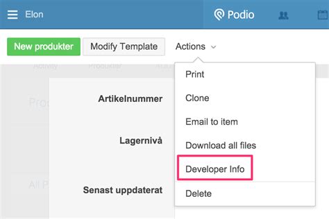 Php What Is The Api To Get List Of All Projects From Podio Stack
