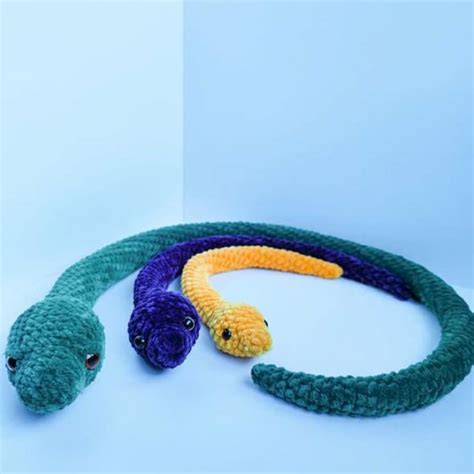 Амигуруми змеи крючком Схемы и описания вязания игрушек крючком Irinely Art