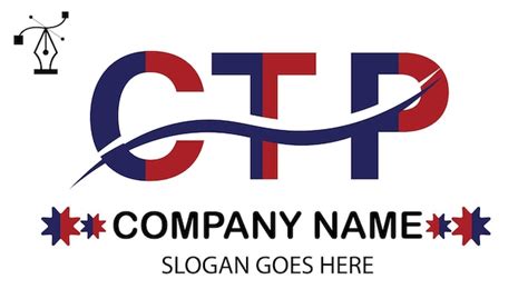 Premium Vector Ctp Letter Logo