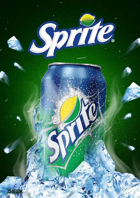 Refreshing Sprite On Ice