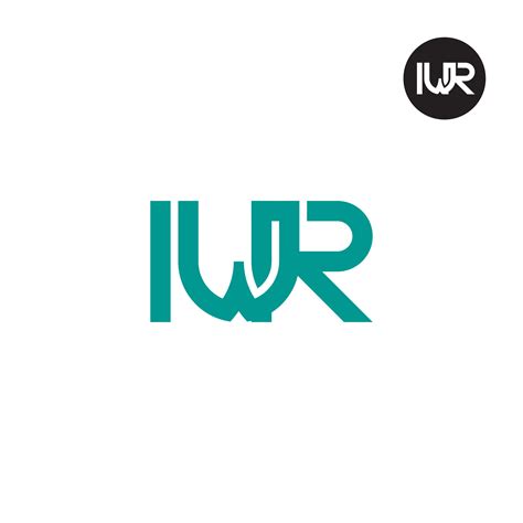 Letter IWR Monogram Logo Design Vector Art At Vecteezy