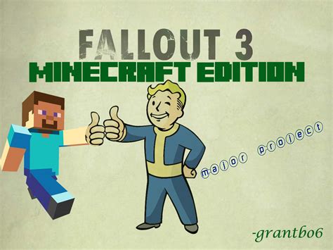 Fallout 3 Minecraft Edition Custom Npcs And Sounds Minecraft Map