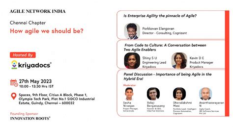 How Agile We Should Be Chennai