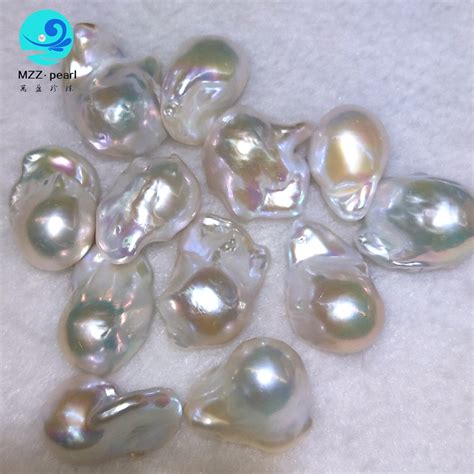 Aaa Sharp Luster Irregular Natural Freshwater Baroque Shape Loose Pearl