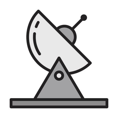 Satellite Signal Generic Outline Color Icon