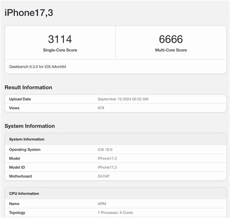 A18、a18 Pro 的 Cpu 跑分出爐！雙雙比 A17 Pro 快、a18 Pro 已超車 M1 晶片 蘋果仁 果仁 Iphone Ios 好物推薦科技媒體