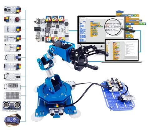 6dof 로봇 암 6 축 알루미늄 로봇 암 서보 완제품 arduino 스크래치 buy 로봇 팔 알루미늄 로봇 팔 6dof