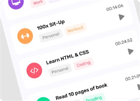 Time Pad Time Tracker UI Kit