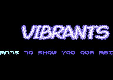 CSDb Vibrants Intro By JCH CSDb Vibrants Intro By JCH