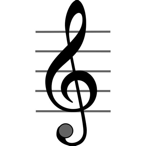 Treble Clef Vector Image Free Svg
