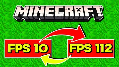 HOW TO BOOST FPS IN MINECRAFT HOW TO REDUCE LAG IN MINECRAFT YouTube