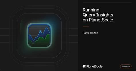 Planetscale On Linkedin Running Query Insights On Planetscale