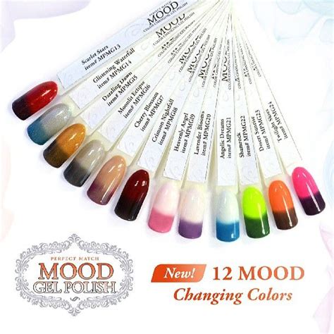 LeChat Mood Gel Polish MPMG13-24 | Mood gel polish, Mood changing nail ...