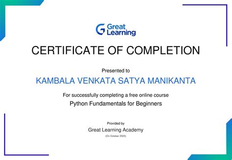 Kambala Venkata Satya Manikanta On Linkedin Python Programming