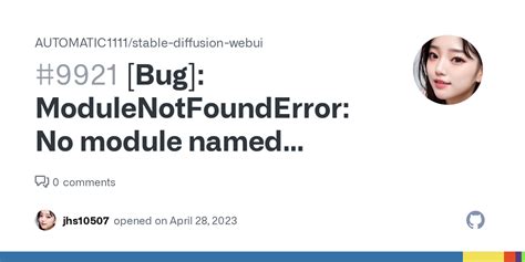 Bug Modulenotfounderror No Module Named Modulessafe · Issue