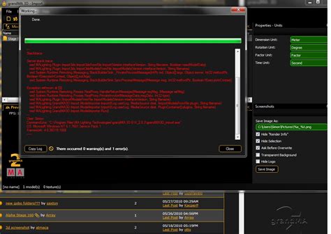 problems with 3ds file import 3d forum and file share ma lighting forum