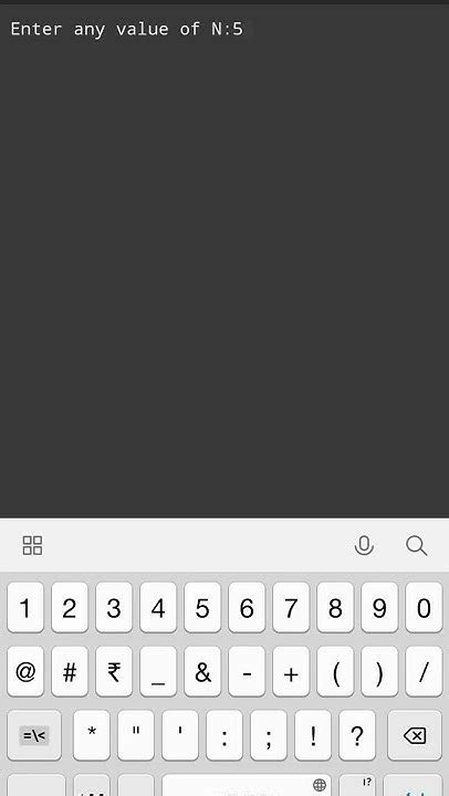 How To Get Diamond Shape Using C Program In Mobile Youtube