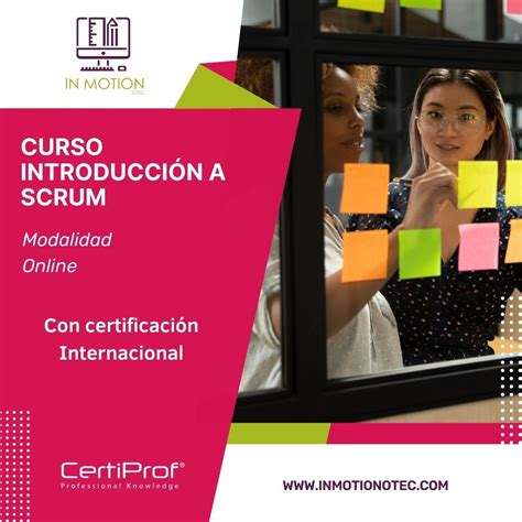 In Motion Otec Ltda En Linkedin Quieres Aprender Más Sobre Scrum O