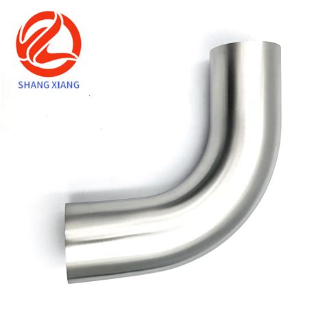 Sanitary Stainless Steel 304 Welded 90 Degree Extended Type Elbow