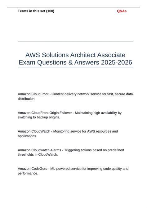 Aws Solutions Architect Associate Exam Questions And Answers Saa 03