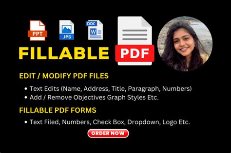 Create And Design Fillable Pdf Forms By Rioraa Fiverr