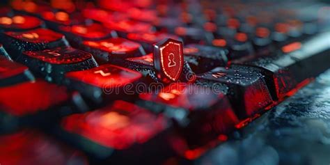 Secure Your Data Closeup Of A Computer Keyboard With Shield Symbol On Enter Key Concept Data