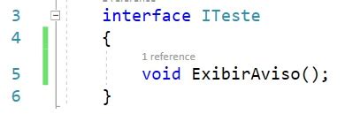 C Interfaces implementação implícita