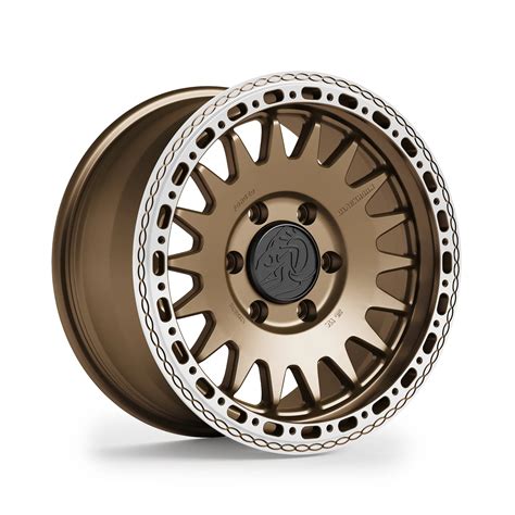 Blackhorn Gr17 Mbf Coyote Satin Bronze Forged Beadlock Wheel