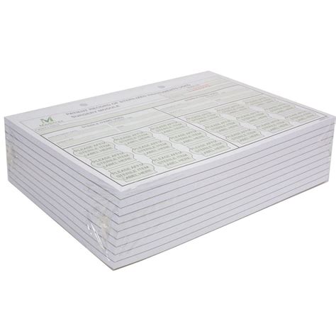 Patient Surgery Record Sheets X 50 Sheets City Dental Supplies