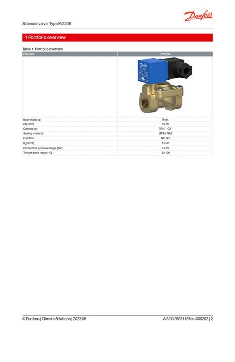 Danfoss Solenoid Valve At ₹ 7499 Piece Moshi Pune Id 2854980059962