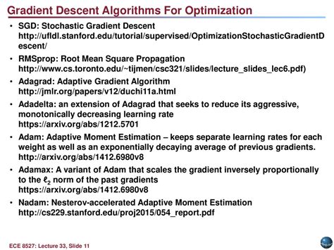 Lecture 33 Alternative Optimizers Ppt Download