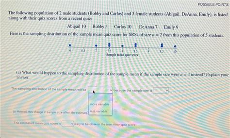 Solved The Following Population Of 2 Male Babes Bobby Chegg Com