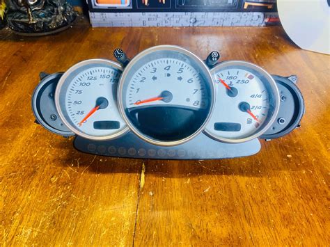 Oem Silver Trim And Gauges Cluster Porsche Boxster 986 Mt 32 98664121301