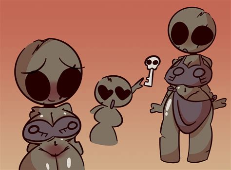 Rule 34 Barely Clothed Blush Breasts Female Female Only Grey Skin