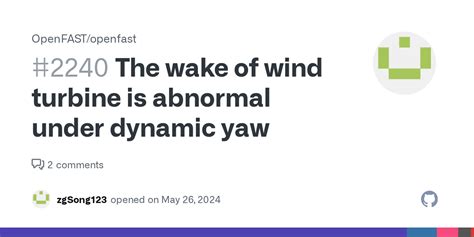 The Wake Of Wind Turbine Is Abnormal Under Dynamic Yaw · Issue 2240