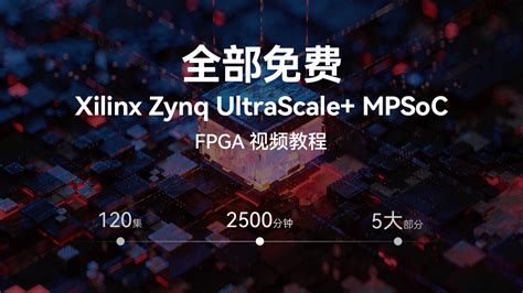alinx xilinx zynq ultrascale mpsoc 系列 fpga 原创视频教程第一部分— mpsoc 裸机开发